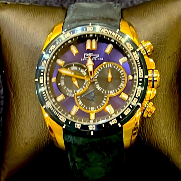 daniel Steiger | Accessories | Mens Vintage Daniel Steiger Blue Face ...